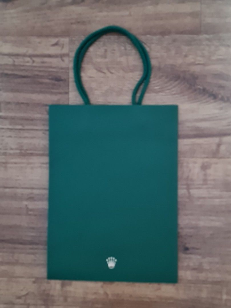 Rolex Paper Bag, Luxury, Watches on Carousell