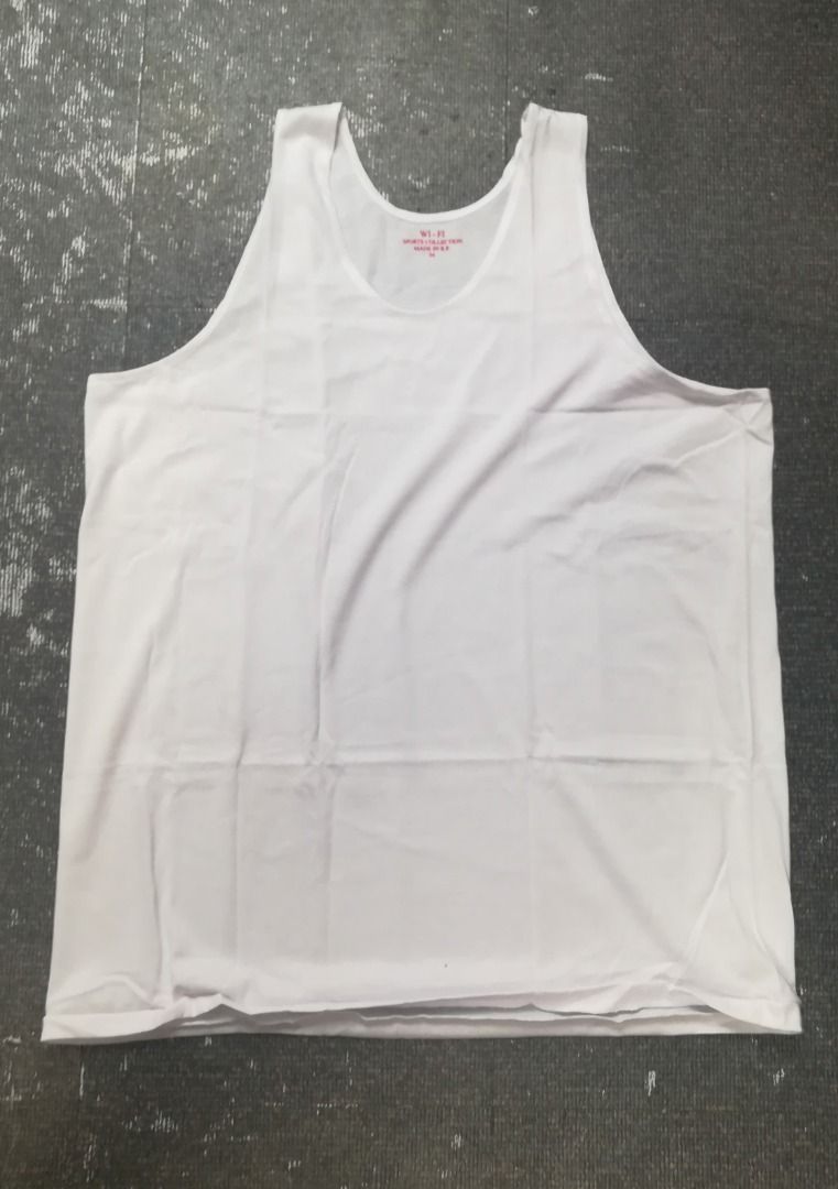 Sando Plain White for Adult Men Cotton Wear, Men's Fashion, Tops & Sets ...