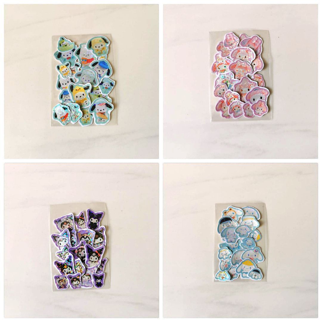Sanrio Sticker Flakes Crafts Bujo Bulelt Journaling Scrapbooking Junk ...