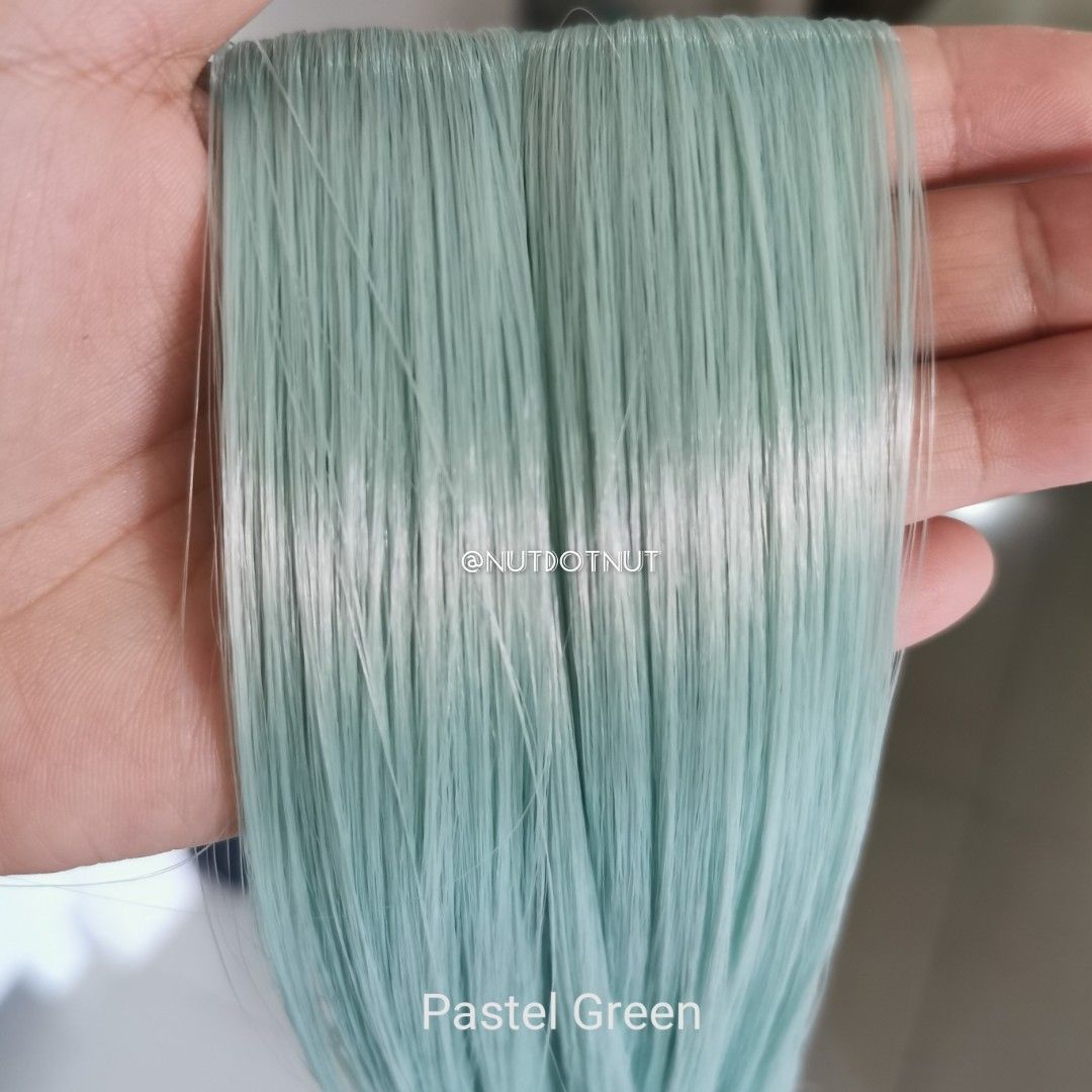 Saran Doll Hair for Custom Reroot Bright Colours (50g), Hobbies & Toys ...