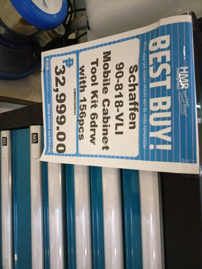 Scahffen cabinet w/ tools 156pcs, Commercial & Industrial, Construction Tools & Equipment on ...