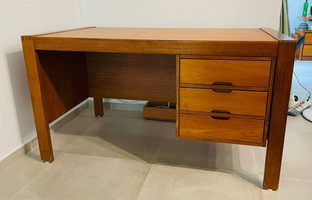 Scanteak desk table (2 tables), Furniture & Home Living, Furniture ...