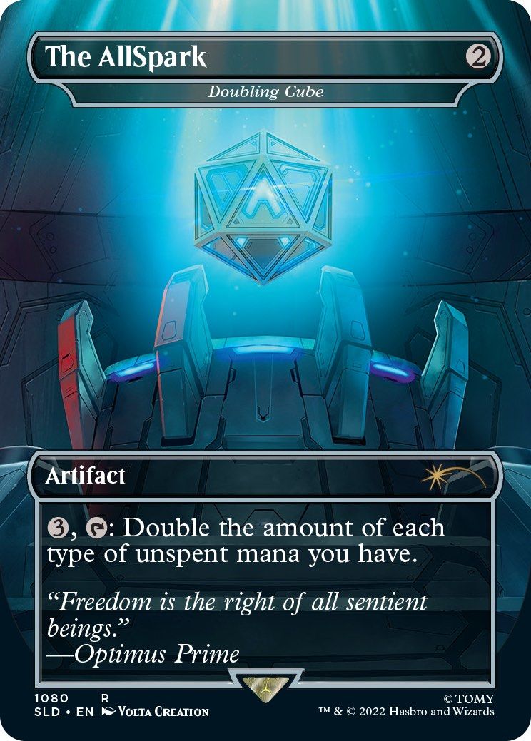 Secret lair transformers Optimus Prime vs Megatron mtg magic the ...