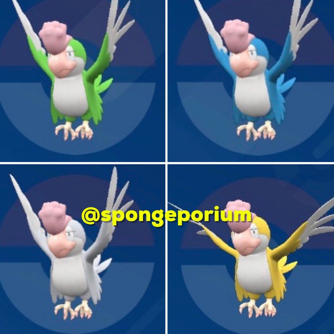 Shiny Squawkabilly (Pokemon Scarlet & Violet) (Nintendo Switch), Video ...