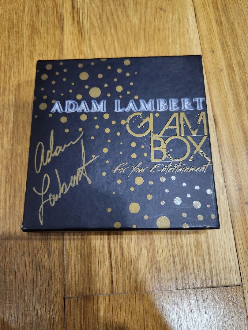 [Signed] Autographed Adam Lambert - For Your Entertainment (Glam Box ...