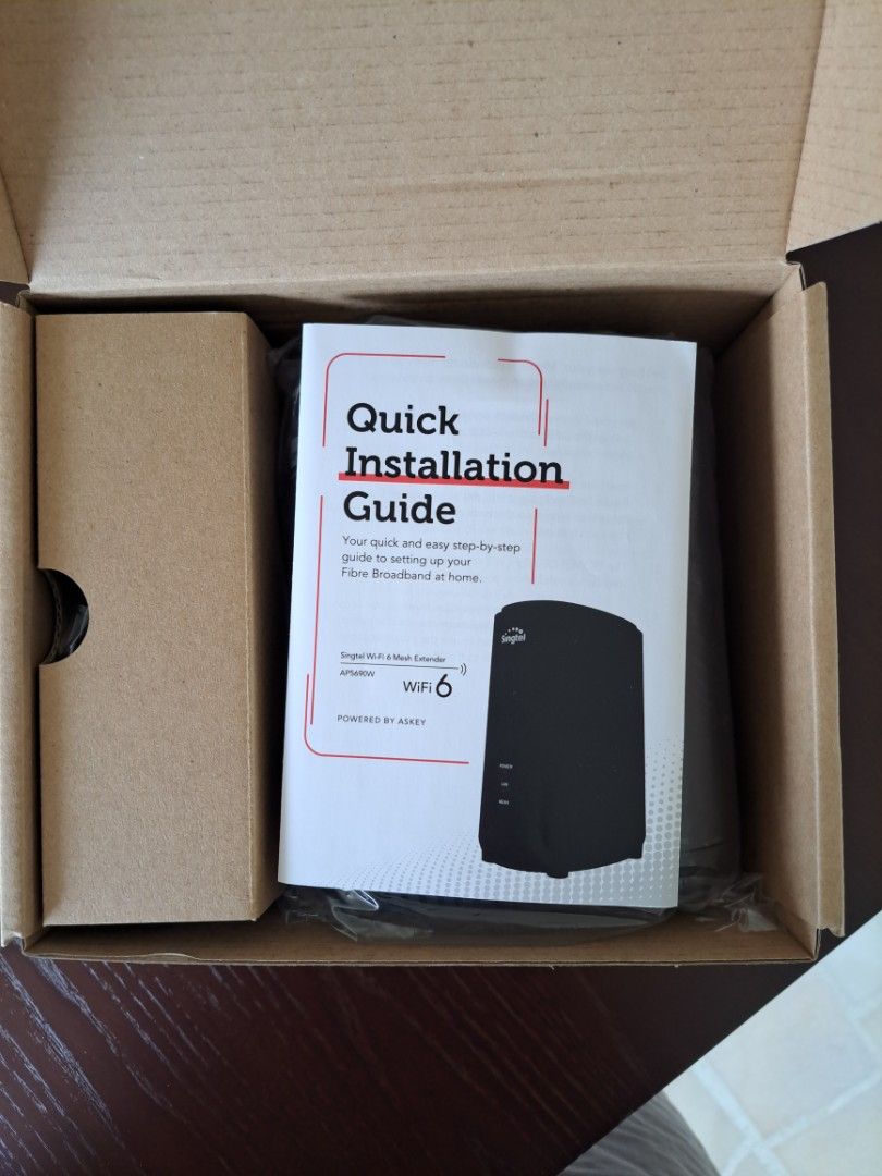 Singtel WiFi 6 Mesh Extender Askey, Computers & Tech, Parts ...