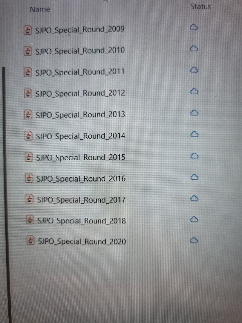 SJPO PAPERS 2008-2019 (SINGAPORE JUNIOR PHYSICS OLYMPIAD), Hobbies ...