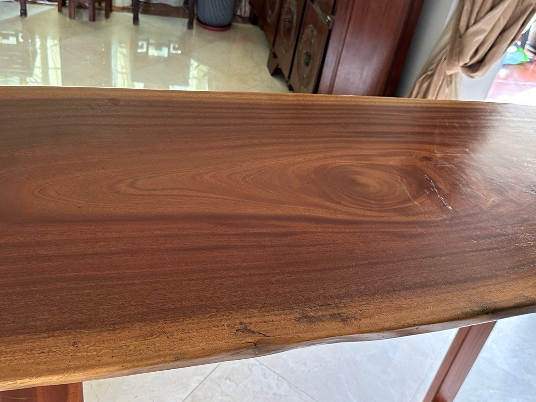 Solid Mahogany wood table, Furniture & Home Living, Furniture, Tables ...