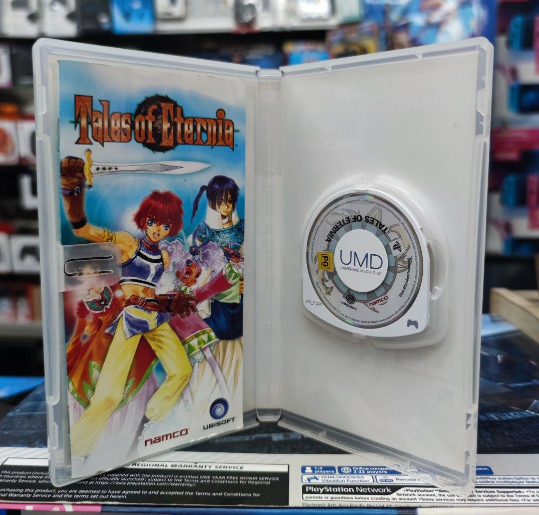Sony PSP Tales of Eternia, Video Gaming, Video Games, PlayStation on Carousell