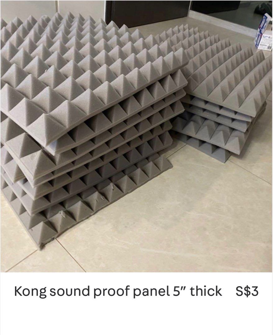 Soundproofing Foam sheets 5 inch thick, Furniture & Home Living ...