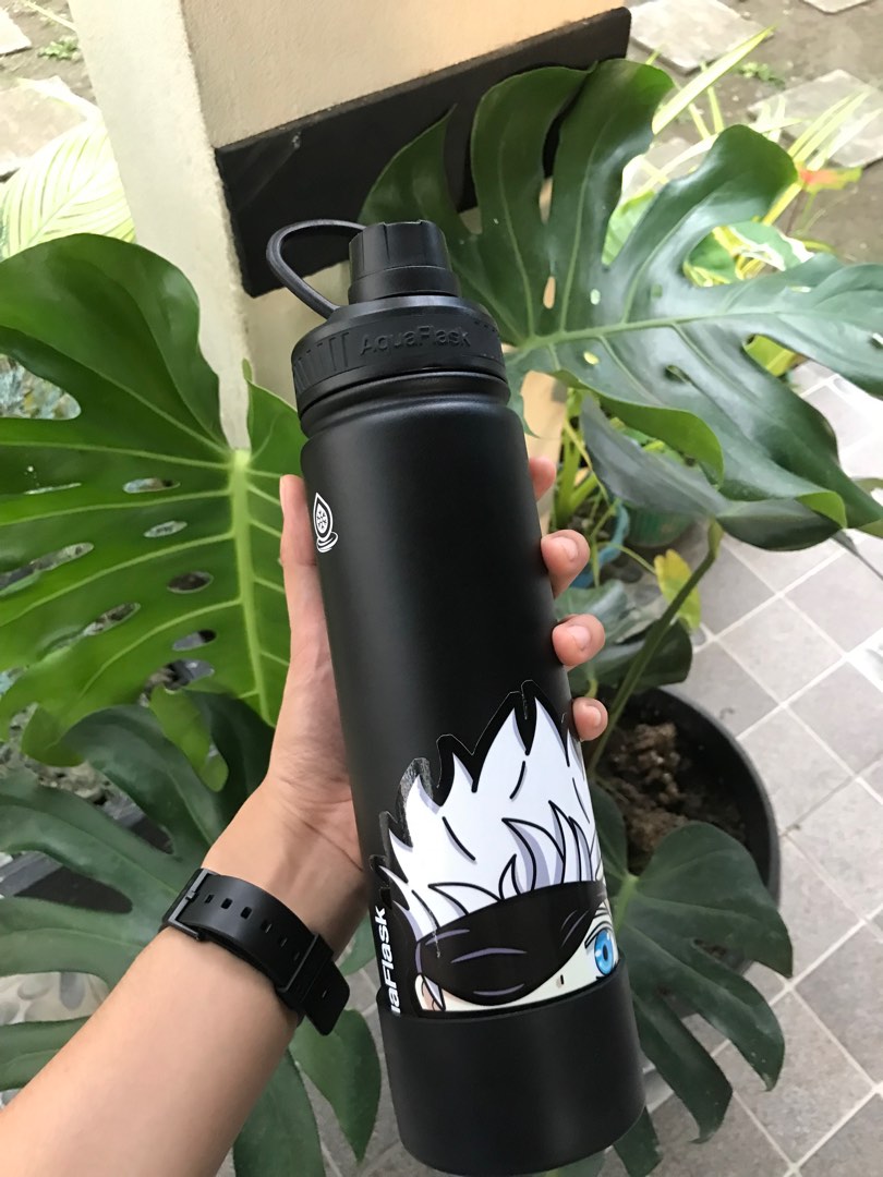 Space Black Aquaflask 22 oz Jujutsu Kaisen Gojo Satoru Sticker ...