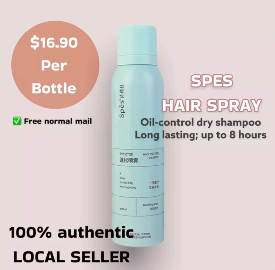 SPES HAIR SPRAY, Beauty & Personal Care, Hair on Carousell