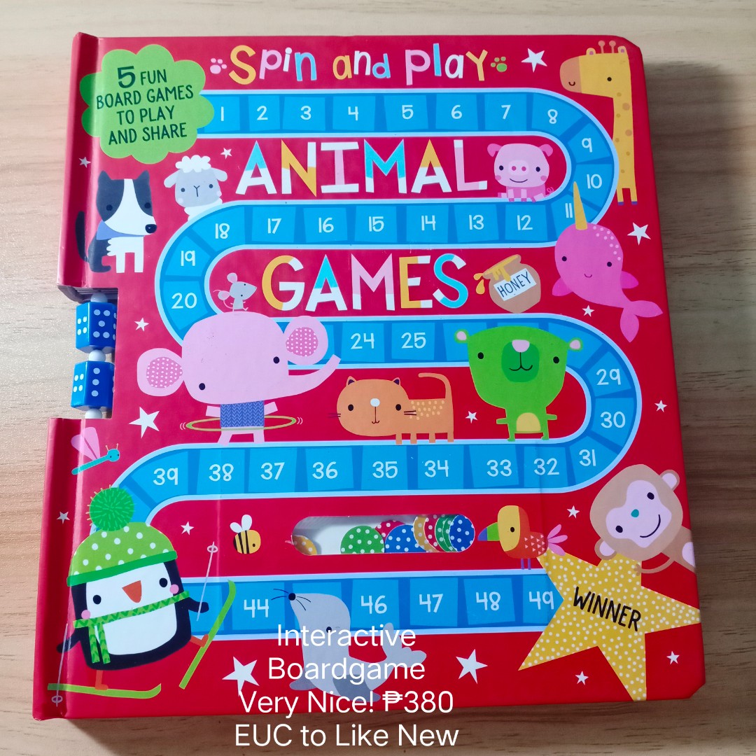 Spin and Play Animal Games, Hobbies & Toys, Books & Magazines, Children ...