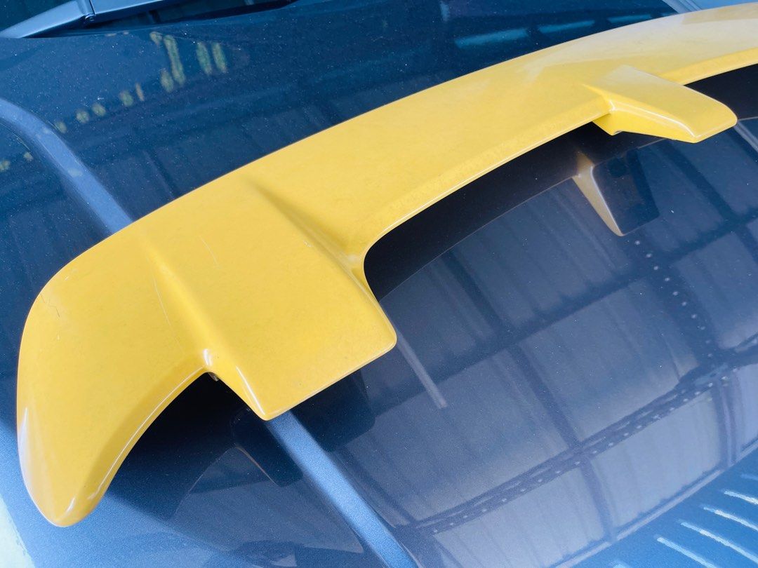 SPOILER MYVI 1.5 LAGI BEST - KUNING / YELLOW, Auto Accessories on Carousell
