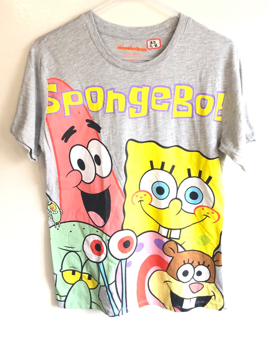 Spongebob Nickelodeon original Merch tee, Women's Fashion, Tops, Shirts ...