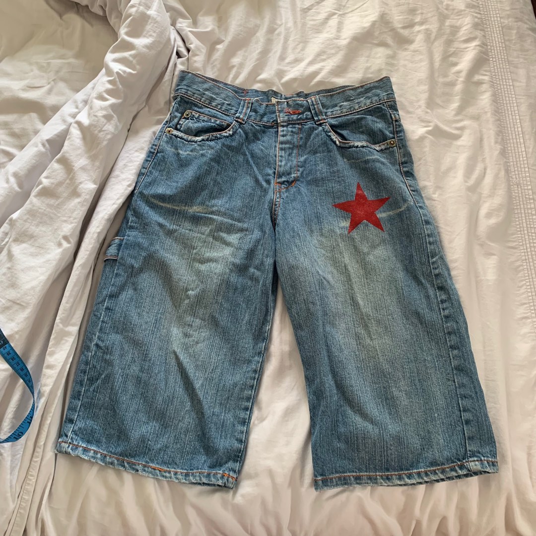 star jorts, Men's Fashion, Bottoms, Shorts on Carousell