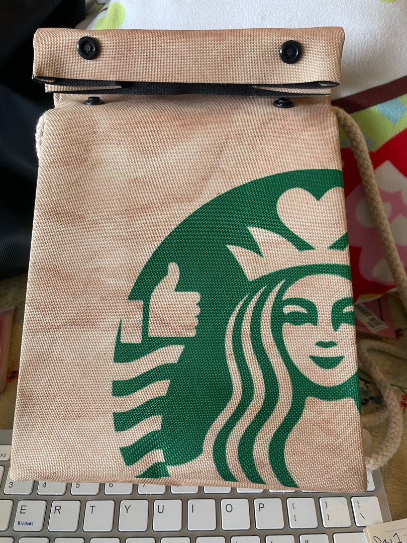 Starbucks sling bag with adjustable strap, Women's Fashion, Bags ...