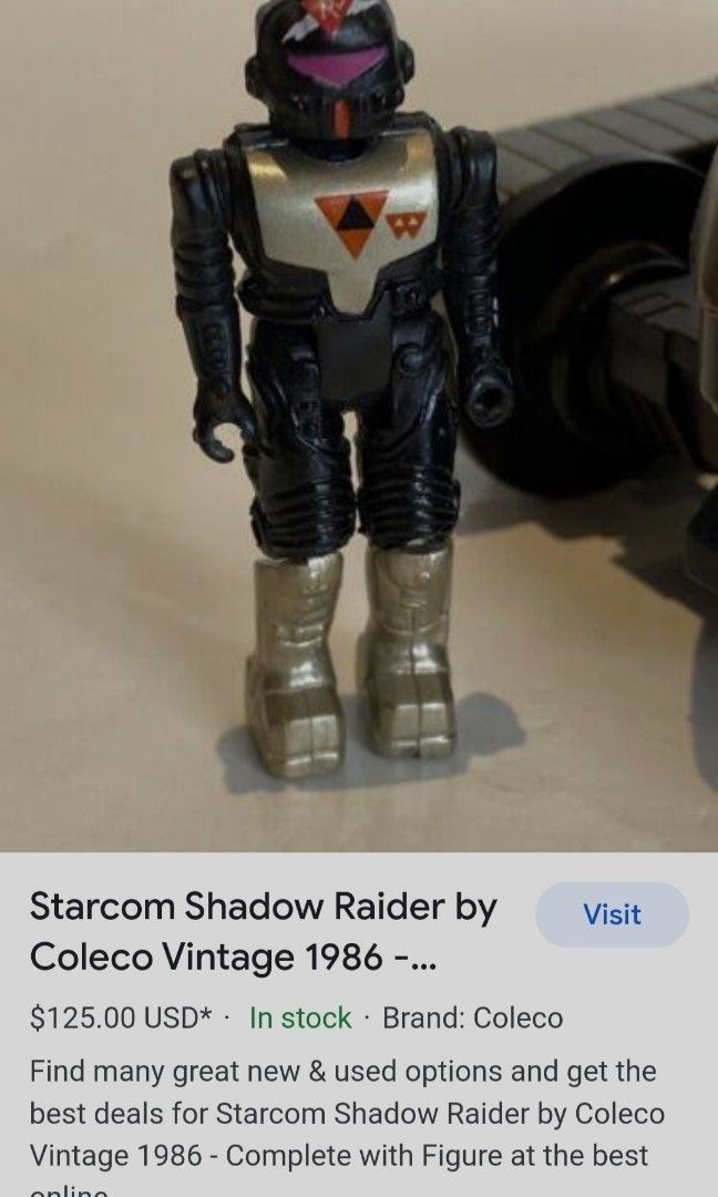 Starcom shadow raider by coleco, Hobbies & Toys, Toys & Games on Carousell