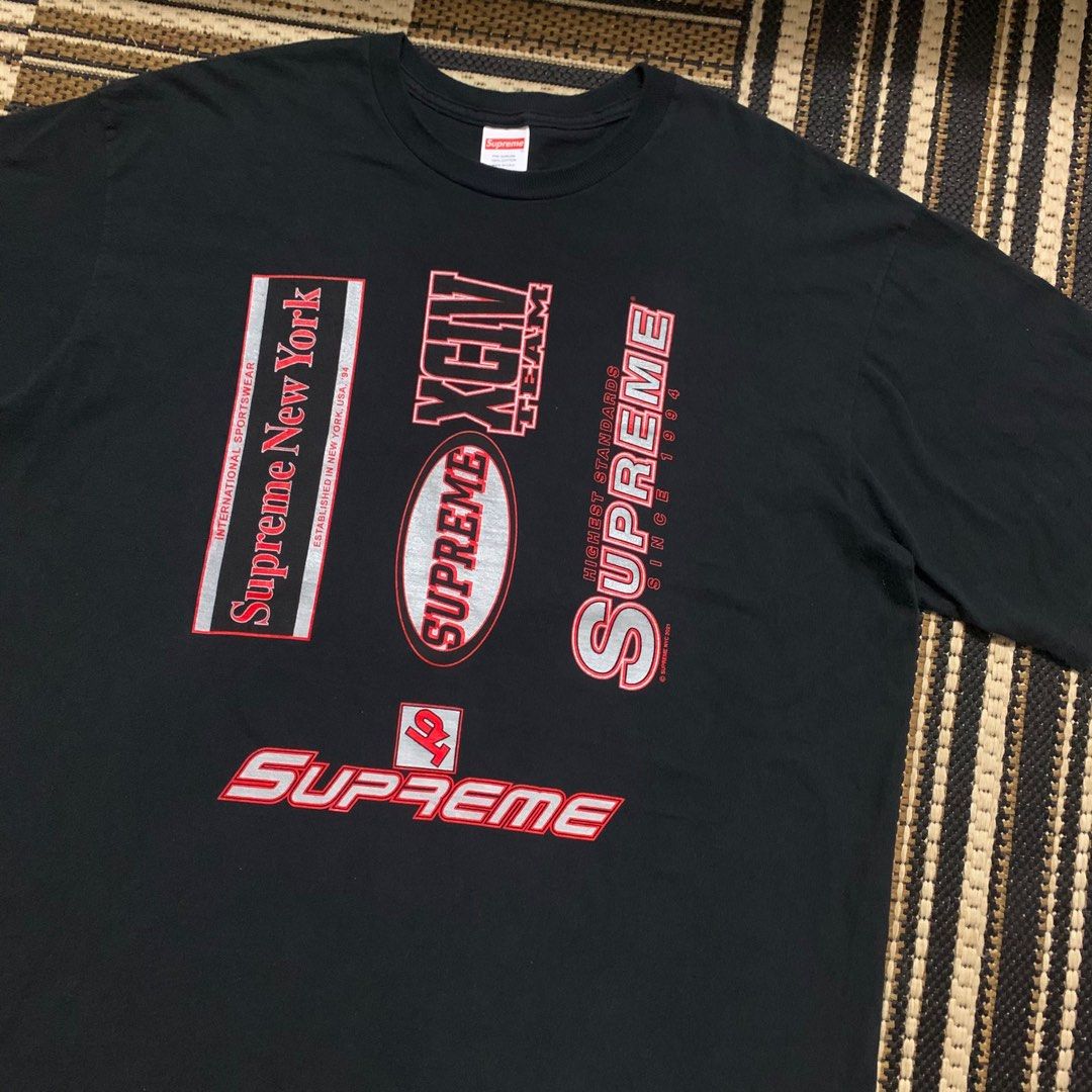 Supreme Multi Logos Tee, Men's Fashion, Tops & Sets, Tshirts & Polo ...