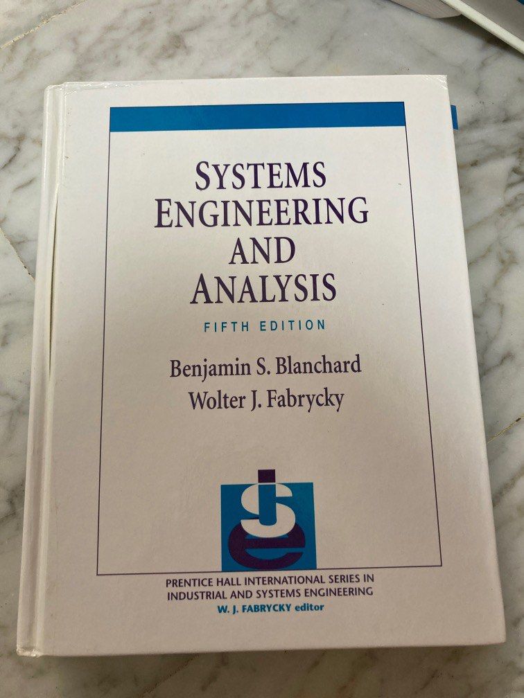 Systems Engineering and Analysis, Hobbies & Toys, Books & Magazines, Textbooks on Carousell