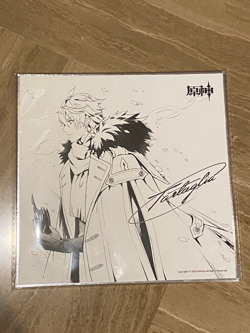 Tartaglia/ Childe Fatui Kishiki board from official artbook, Hobbies ...