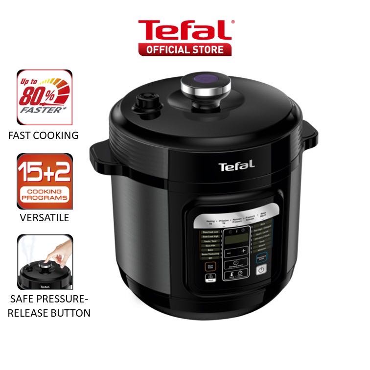 Tefal CY601 Home Chef Smart Electric Pressure Cooker 6L, TV & Home ...