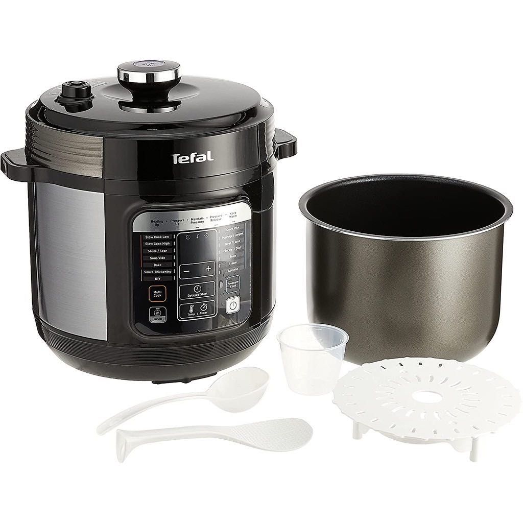 Tefal CY601 Home Chef Smart Electric Pressure Cooker 6L, TV & Home ...