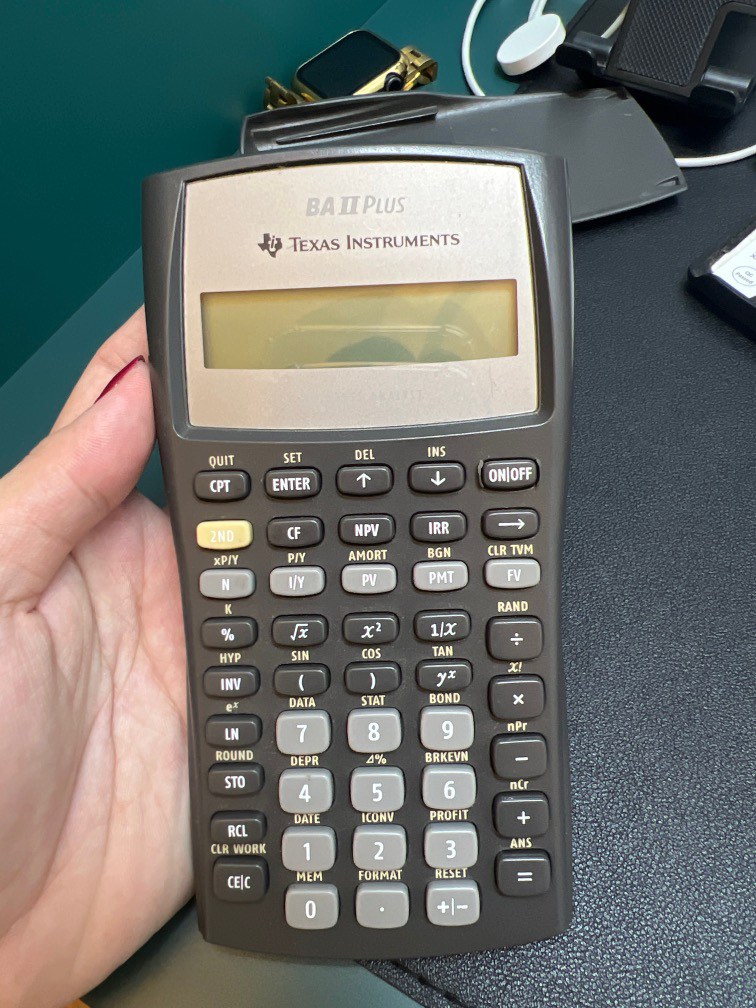 Texas Instruments - BA II Plus, Computers & Tech, Office & Business ...