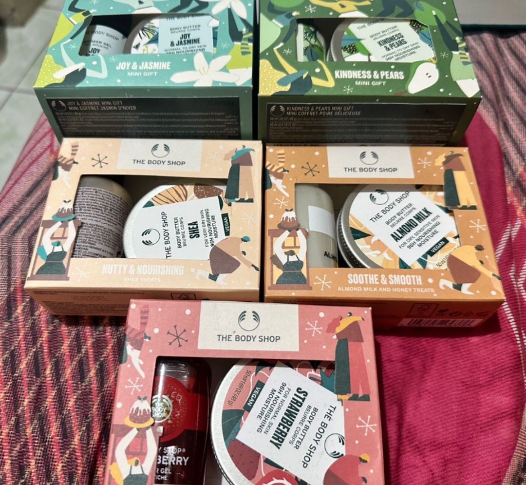 The body shop gift set, Beauty & Personal Care, Bath & Body, Body Care ...
