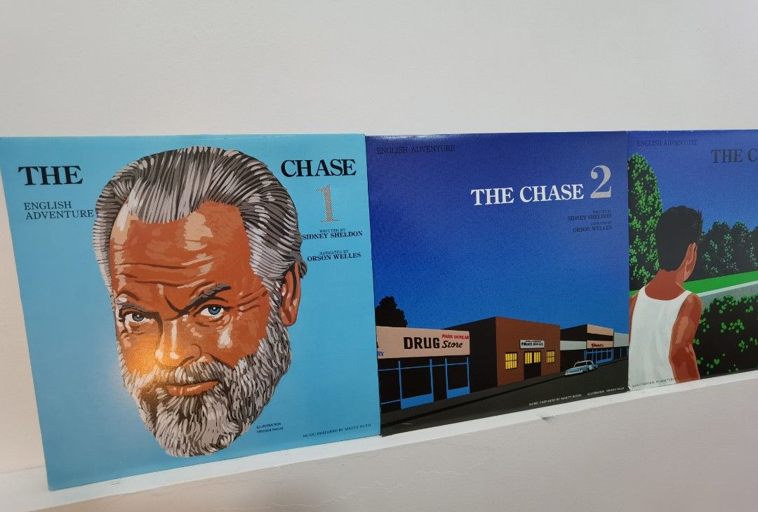 The Chase English Adventure Sidney Sheldon LP, Hobbies & Toys ...