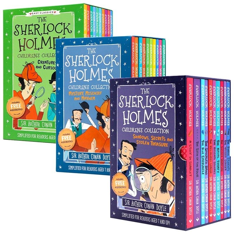 The Sherlock Holmes Children's Collection 1&2&3 (10+10+10 books set ...