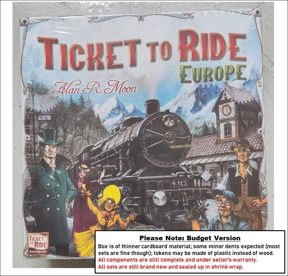 Ticket To Ride (Many Maps) (Europe/USA/France/Amsterdam/New York ...