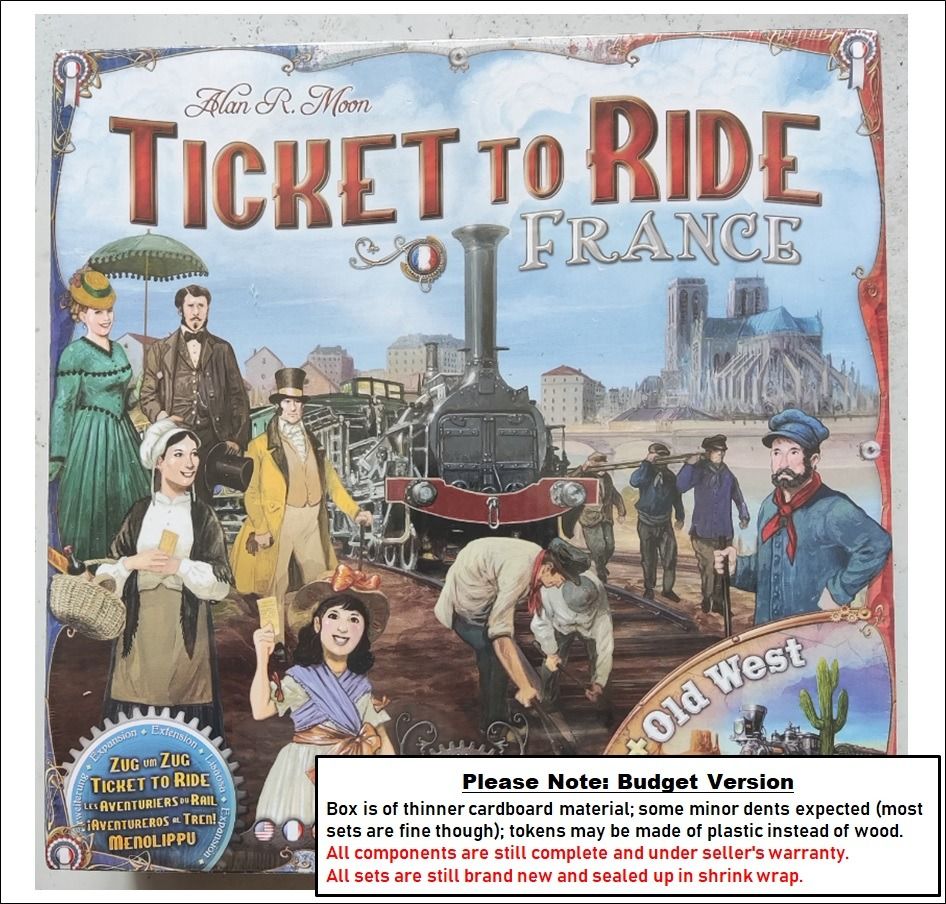 Ticket To Ride (Many Maps) (Europe/USA/France/Amsterdam/New York ...