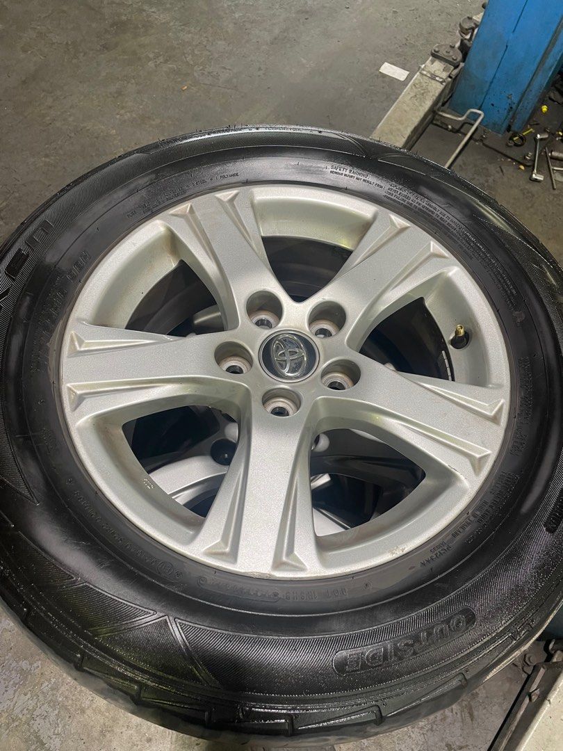 Toyota Alphard Sports Rim, Car Accessories, Tyres & Rims on Carousell