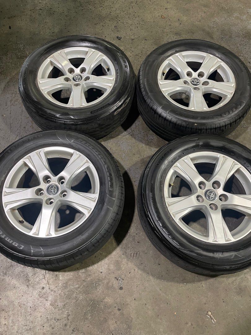 Toyota Alphard Sports Rim, Car Accessories, Tyres & Rims on Carousell