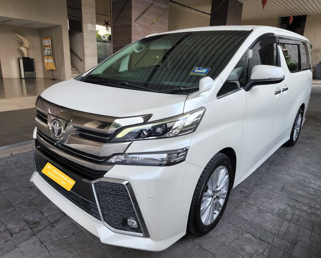 Toyota Vellfire 2.5 ZA Modellista Bodykit MPV 7 Seater Sewa Rental VVIP ...