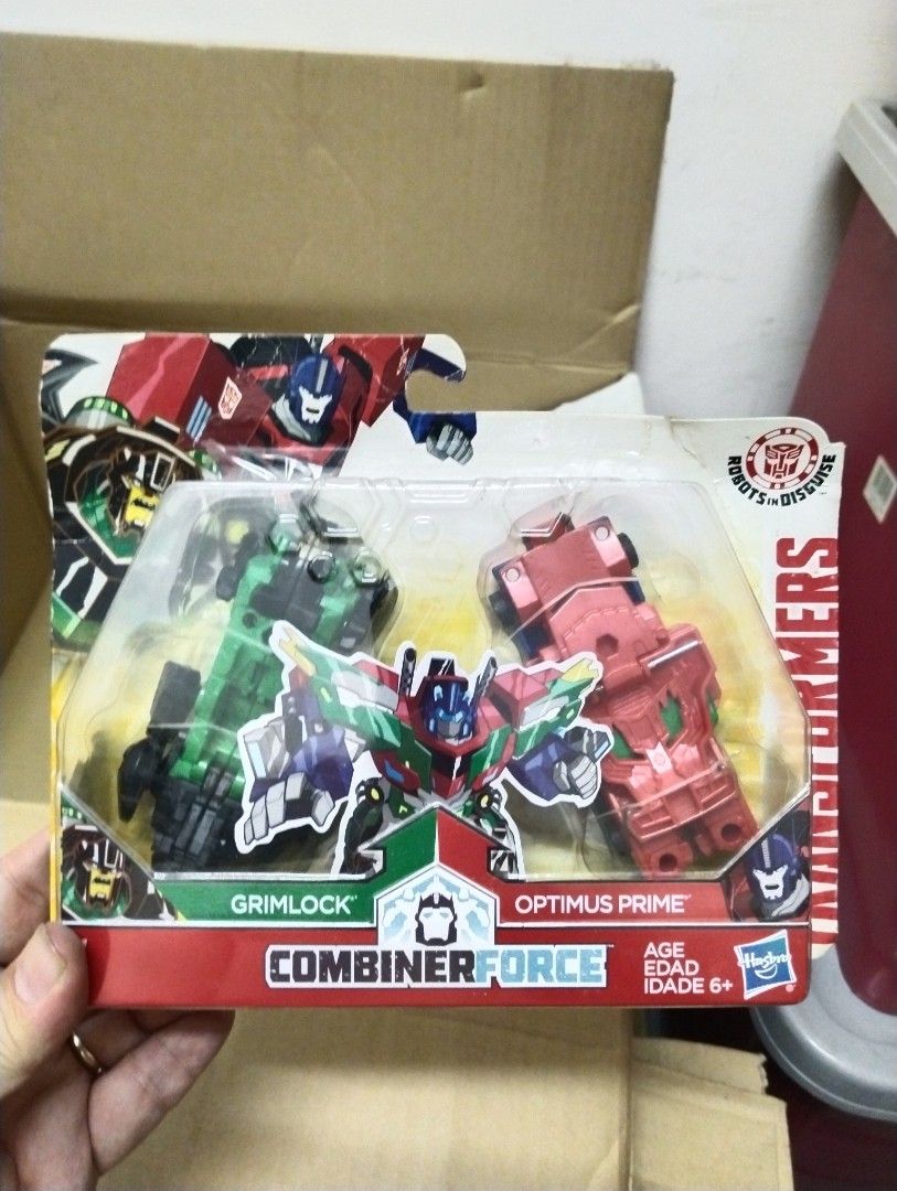 Transformers Combiner Force Grimlock and Optimus Prime, Hobbies & Toys ...