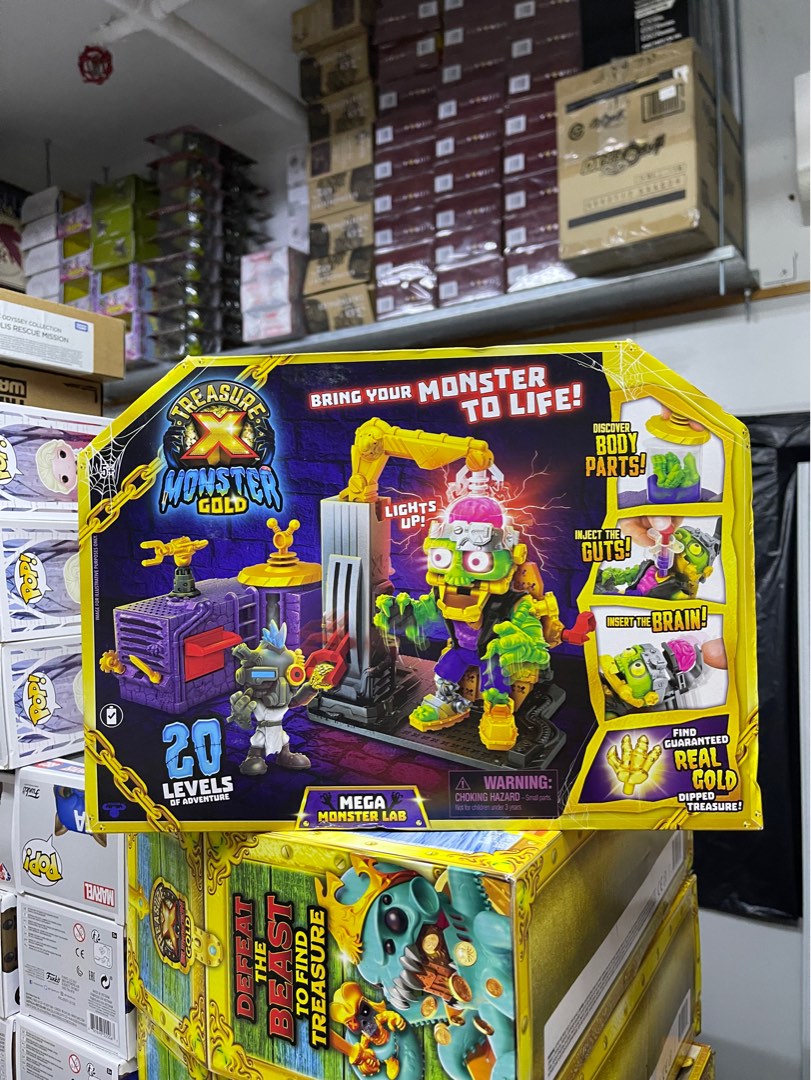 Treasure X Monster Gold MEGA Master Lab, 興趣及遊戲, 玩具 & 遊戲類 - Carousell