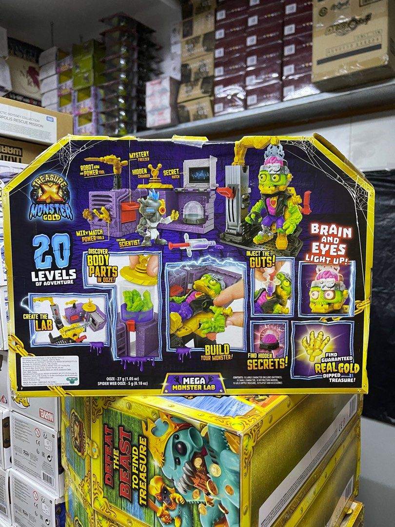 Treasure X Monster Gold MEGA Master Lab, 興趣及遊戲, 玩具 & 遊戲類 - Carousell