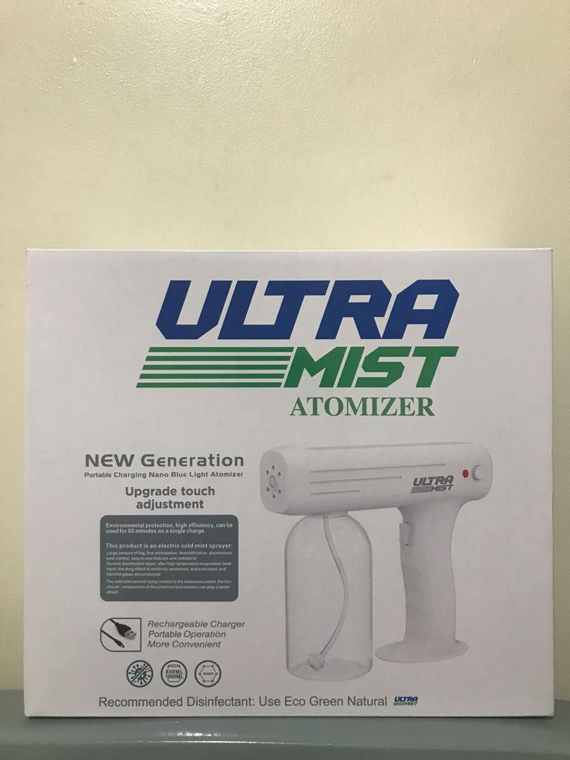 Ultra Mist Blue Light Atomizer Sprayer, Beauty & Personal Care ...