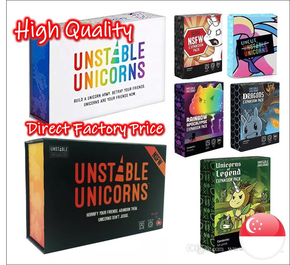 Unstable Unicorns & Expansions (Card Game), Hobbies & Toys, Toys ...