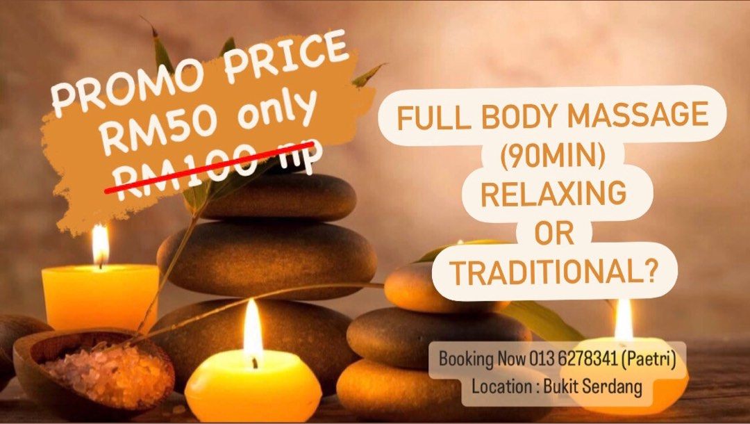 Urutan badan murah sahaja (for LADIES), Services, Beauty Services on ...