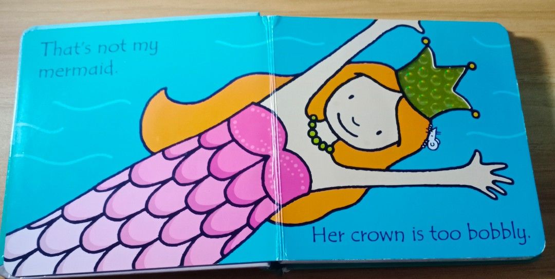 Usborne Touchy Feely books That's not my mermaid...her hair is too ...