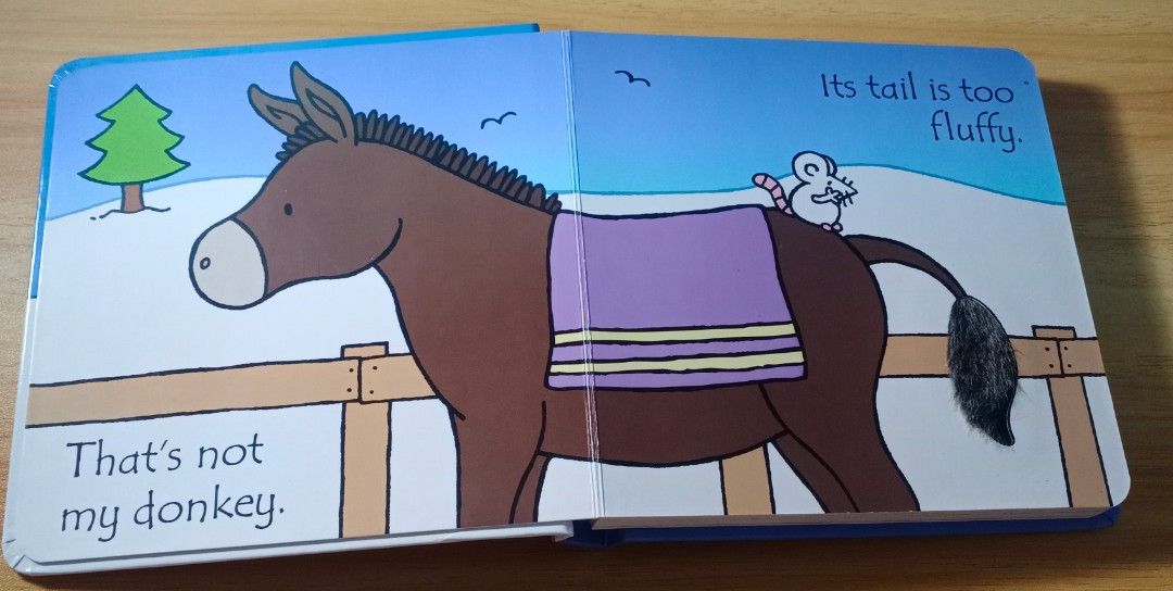 Usborne Touchy Feely books That's not my donkey...its tummy is too ...