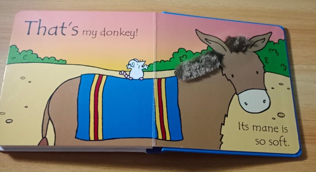 Usborne Touchy Feely books That's not my donkey...its tummy is too ...