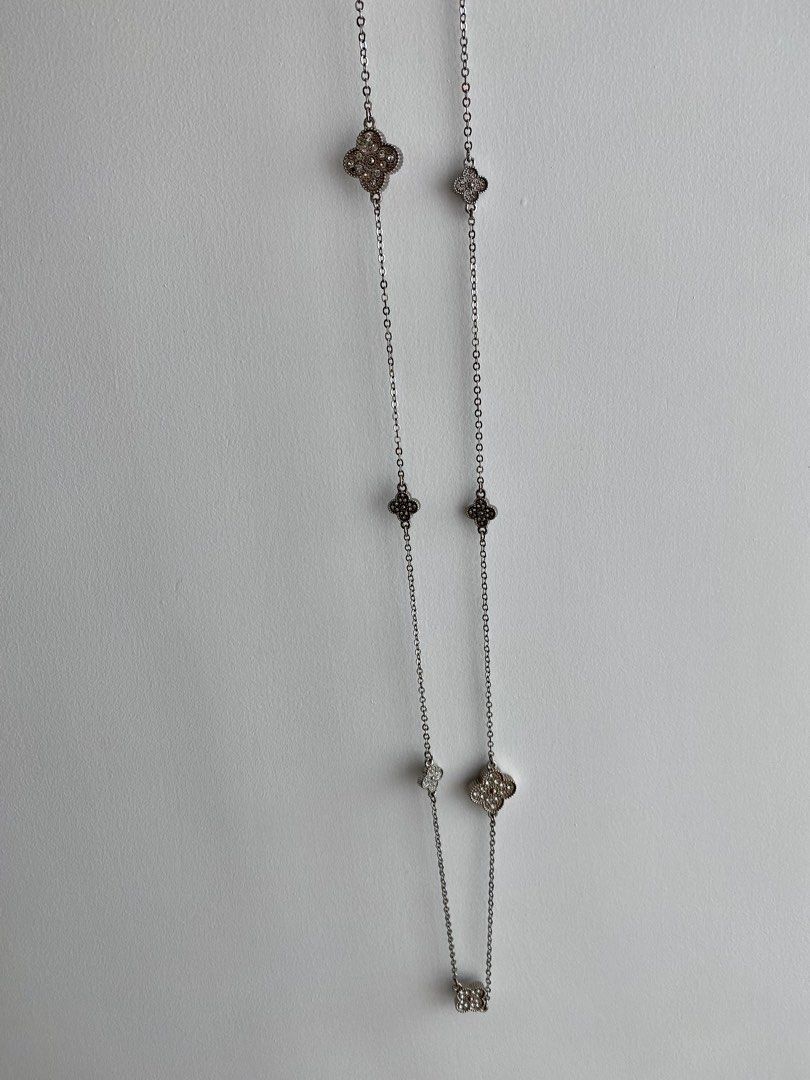 Van Cleef & Arpels VCA style long necklace, 女裝, 飾物及配件, 頸鍊 - Carousell