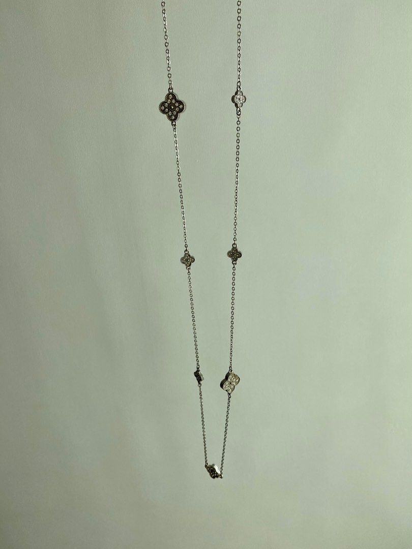 Van Cleef & Arpels VCA style long necklace, 女裝, 飾物及配件, 頸鍊 - Carousell