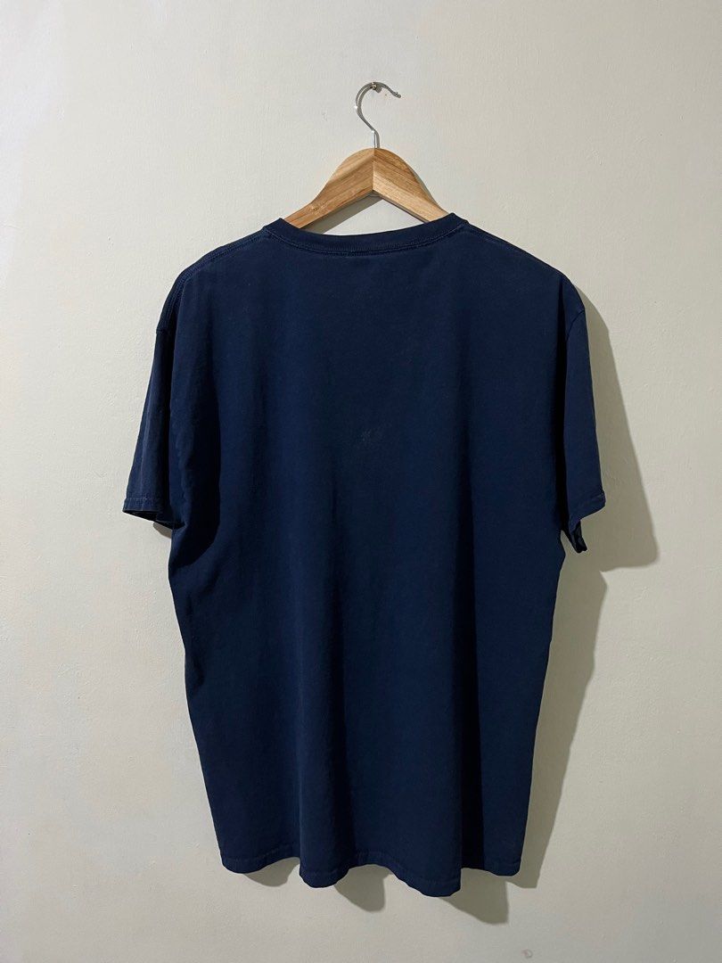 Vintage 90’s FOTL Plain Blank Navy Blue Tee, Men's Fashion, Tops & Sets ...