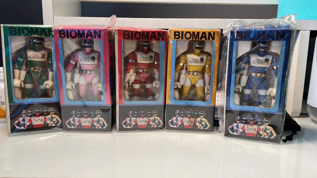 Vintage Bioman Set, Hobbies & Toys, Toys & Games on Carousell
