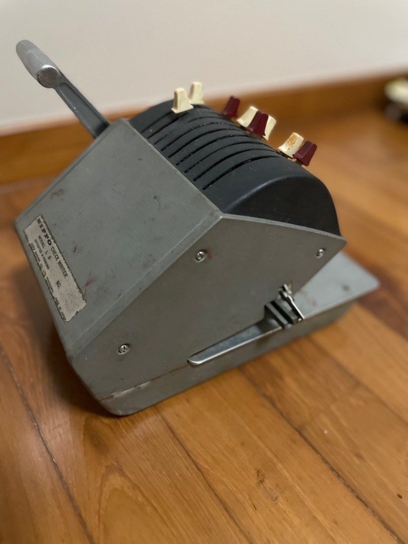 Vintage Check Writer Hobbies Toys Memorabilia Collectibles vintage-check-writer-hobbies-toys-memorabilia-collectibles